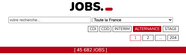 www.jobs.red - trouvez votre futur emploi [ Stage, Alternance, Interim ...
